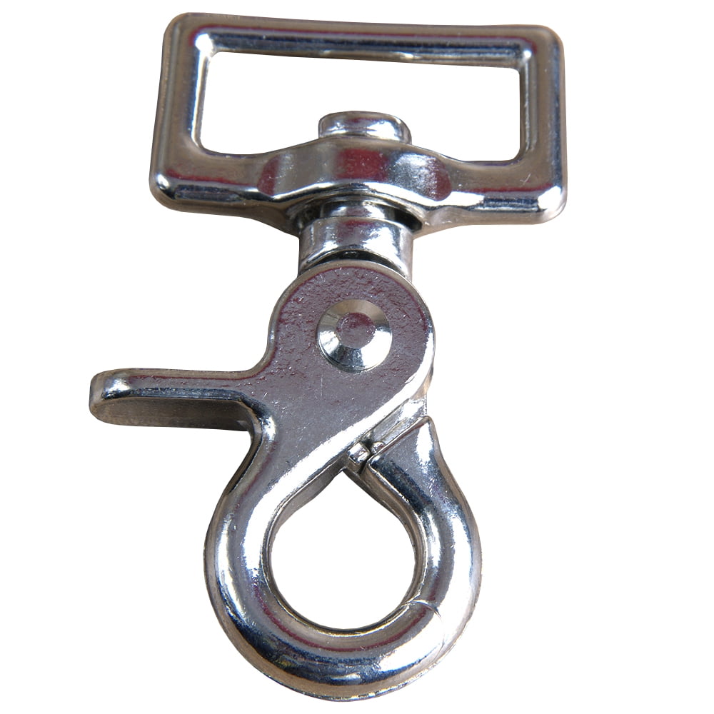 8 Pack 5/8 In. Horse Tack Die Cast Trigger Snap Square Eye Nickel ...