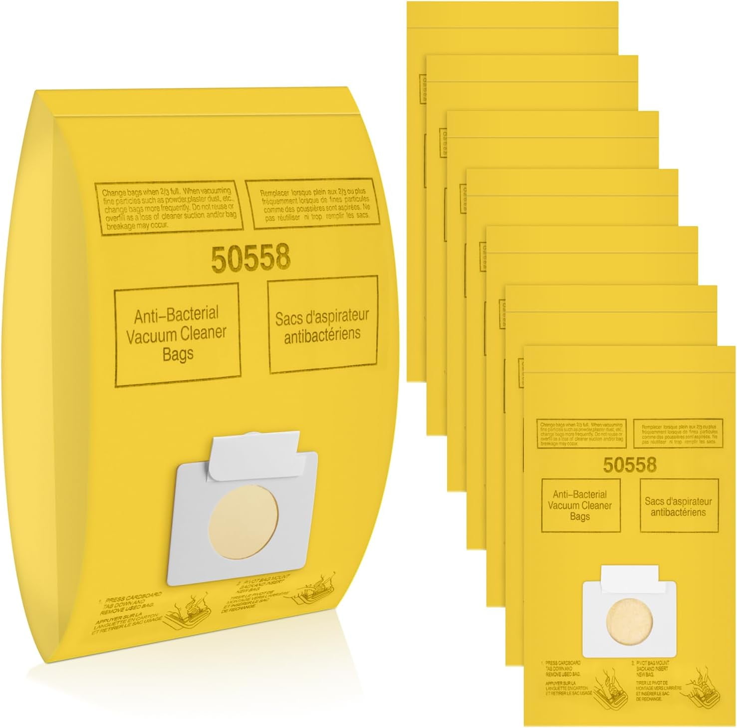 8 Pack 50558 Type C/Q Vacuum Cleaner Bags Compatible with Kenmore ...