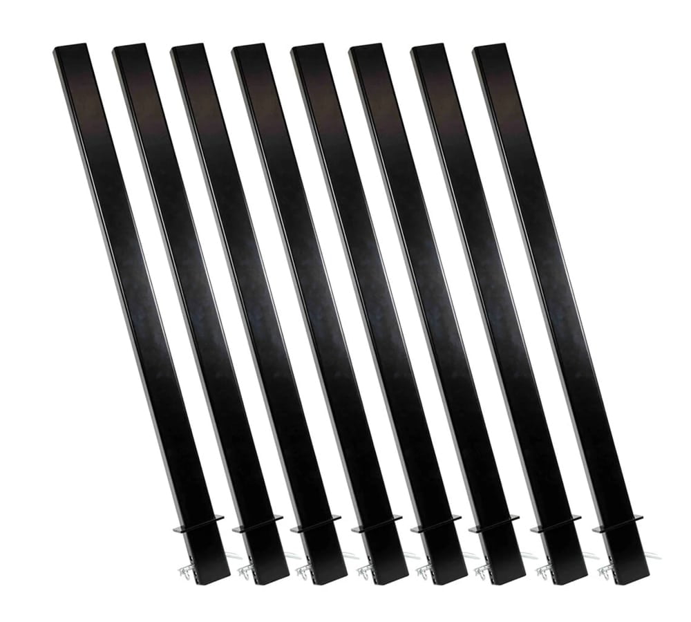 (8 Pack) 54" Adjustable C Channel Pipe Stake for Flatbed Trailer Hauler ...