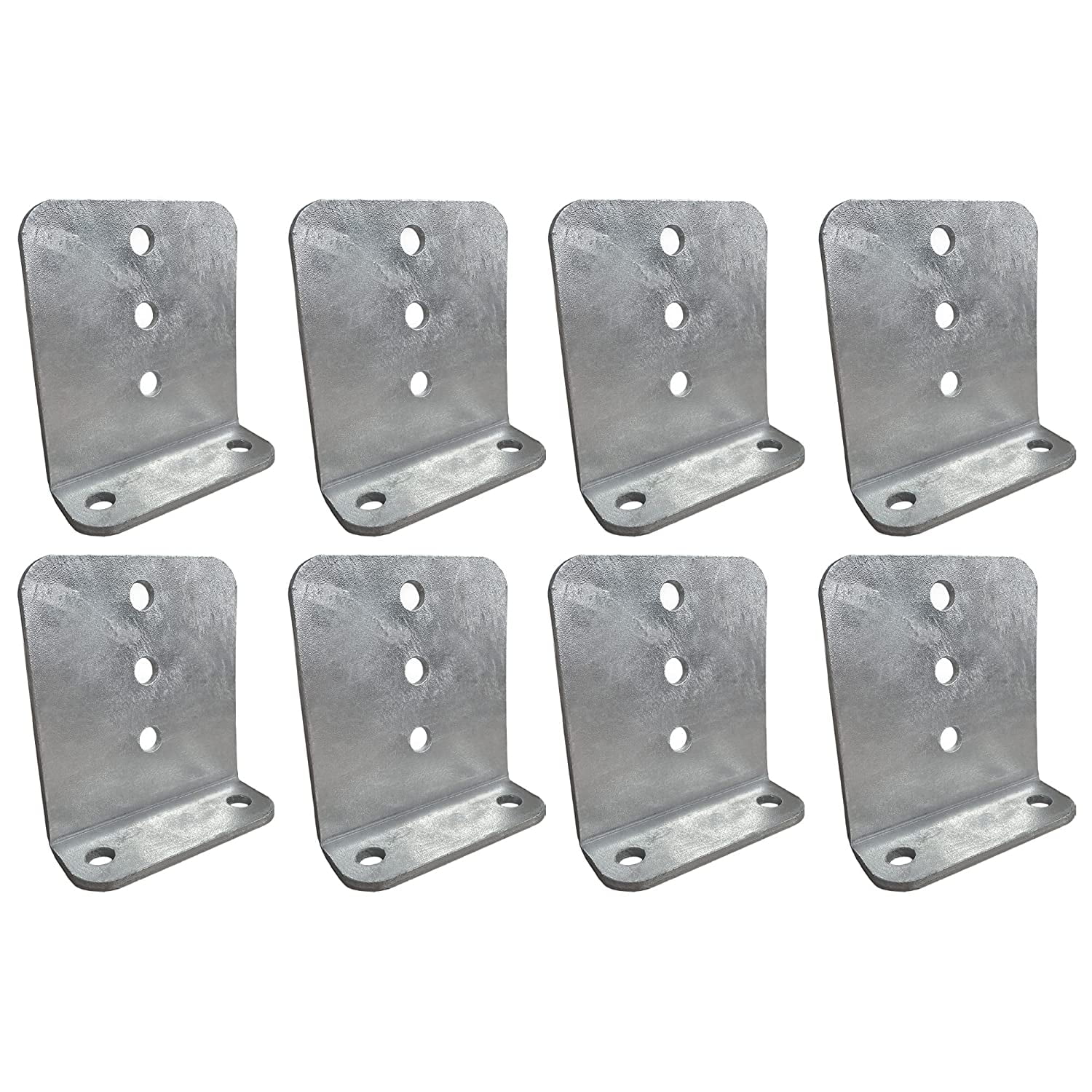 8 Pack 6" Galvanized L-Type Boat Trailer Bunk Bracket, Heavy Duty (8 ...