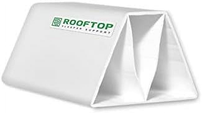 8 Pack | 6" Pre-Cut PVC Rooftop Pipe Support | Roof Conduit Support ...
