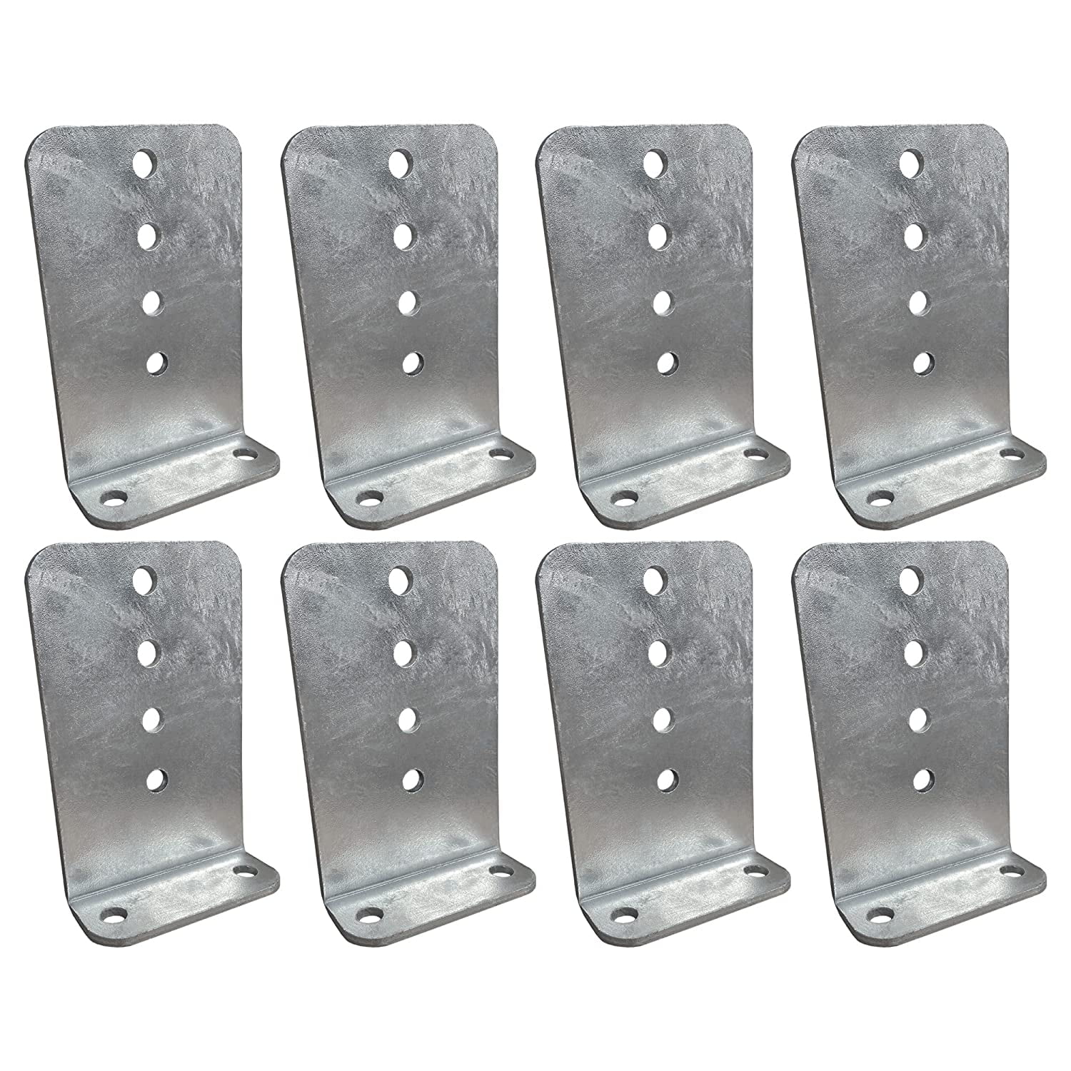 8 Pack - 8" Galvanized L-Type Boat Trailer Bunk Bracket, Heavy Duty ...