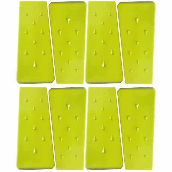 8 Pack 8" Tree Felling Wedge Logging Bucking Falling ABS Plastic (Green ...
