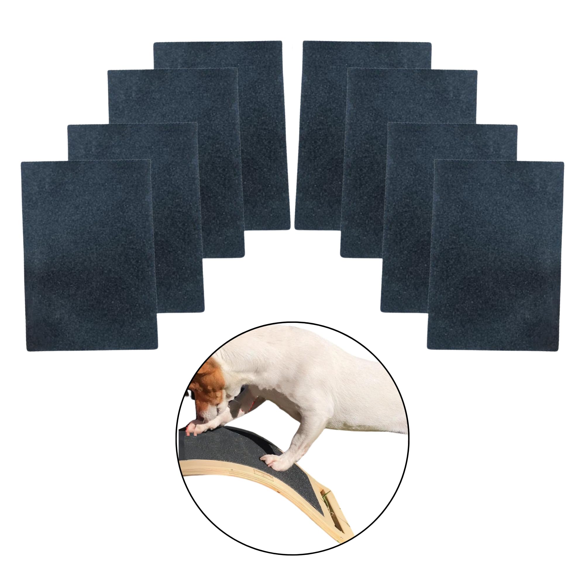 8-Pack 80-Grit Adhesive Replacement Sandpapers Sheets for Dog Nail ...