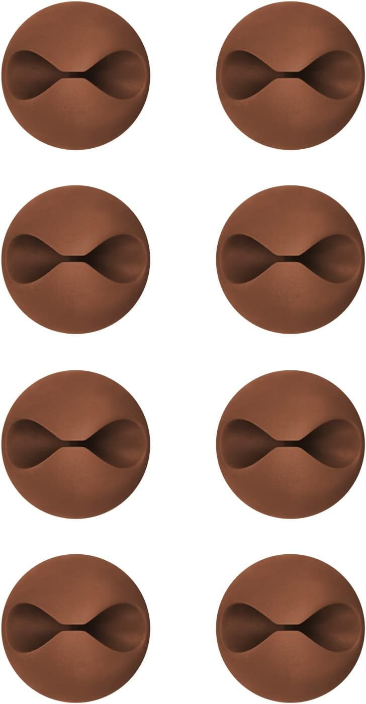 8 Pack Adhesive Cable Clips, Cord Holder Organizer Cable Management for ...