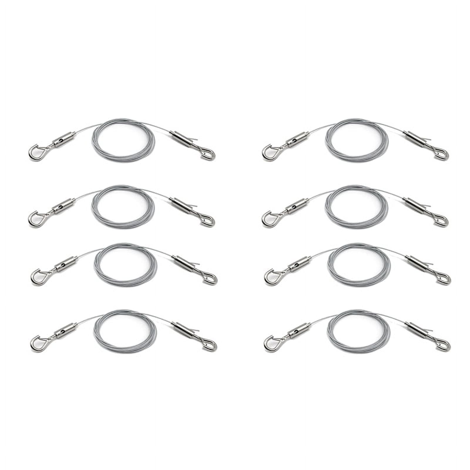8 Pack Adjustable Picture Hanging Wire Heavy Duty Supports 50 Lbs ...