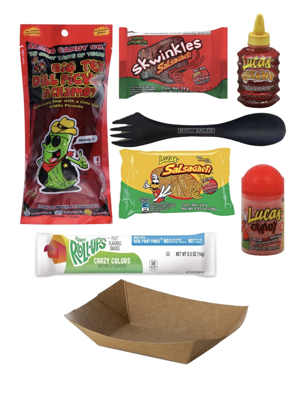 8 Pack: Alamo Candy Pickel Chamoy Kit 8 Pack - Walmart.com