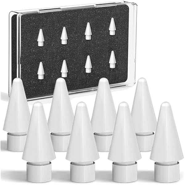 8 Pack for Apple Pencil 2nd Generation Tips,Upgraded Replacement Pencil ...
