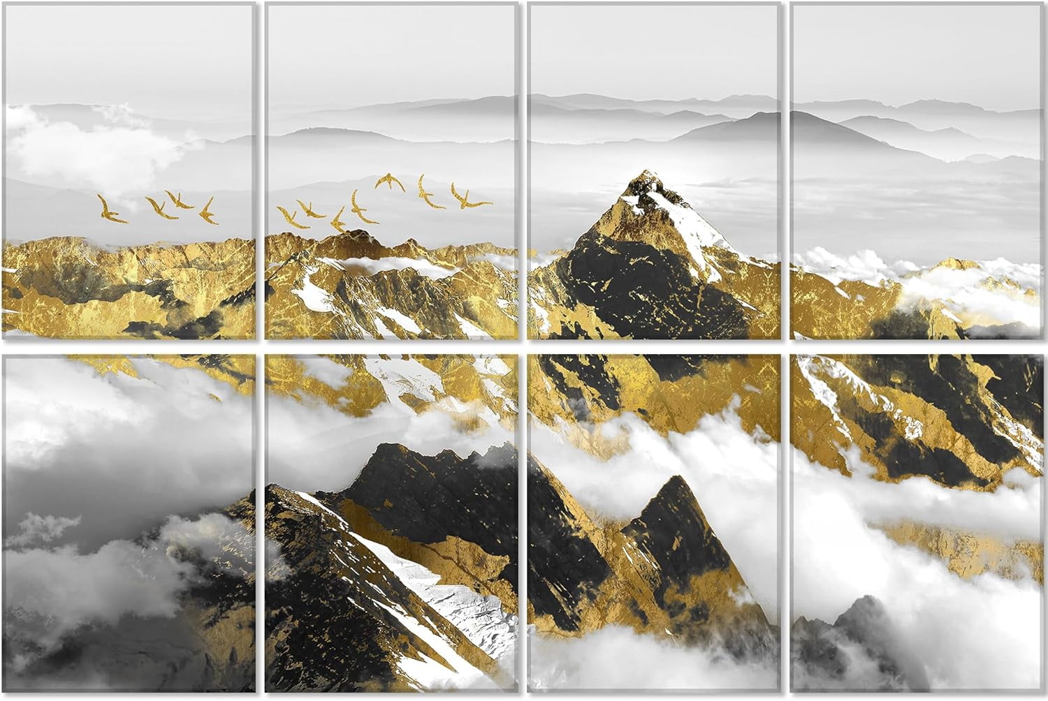 8 Pack Art Acoustic Panels Self-adhesive Soundproof Wall Panels ...