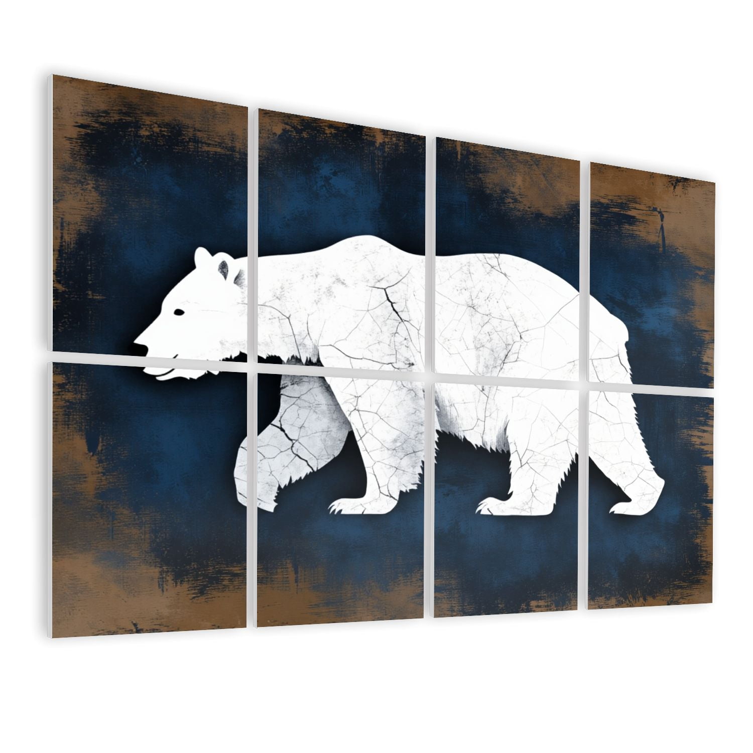 8 Pack Art Acoustic Panels Sound Absorbing Animal Silhouettes Rustic ...