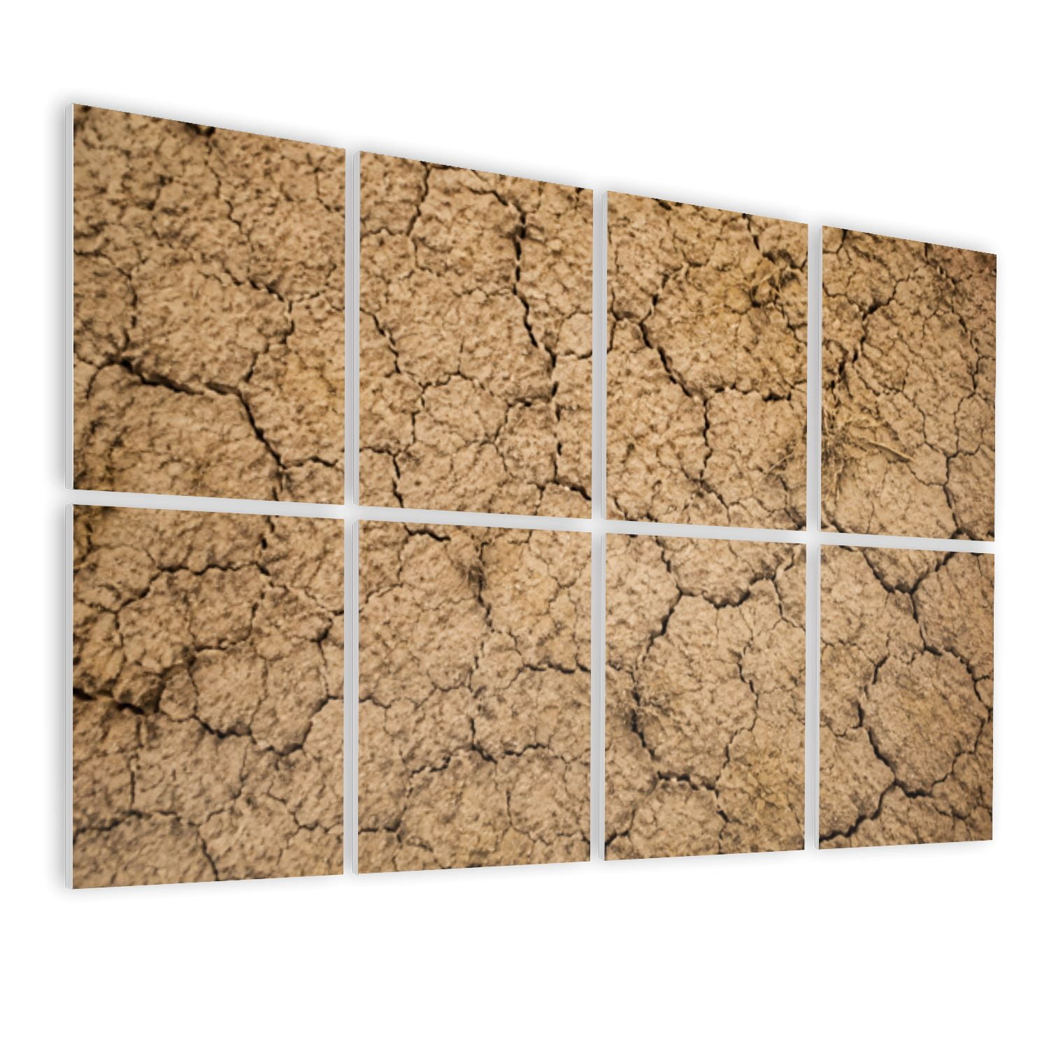 8 Pack Art Acoustic Panels Sound Absorbing Cracked Earth Dry Soil ...