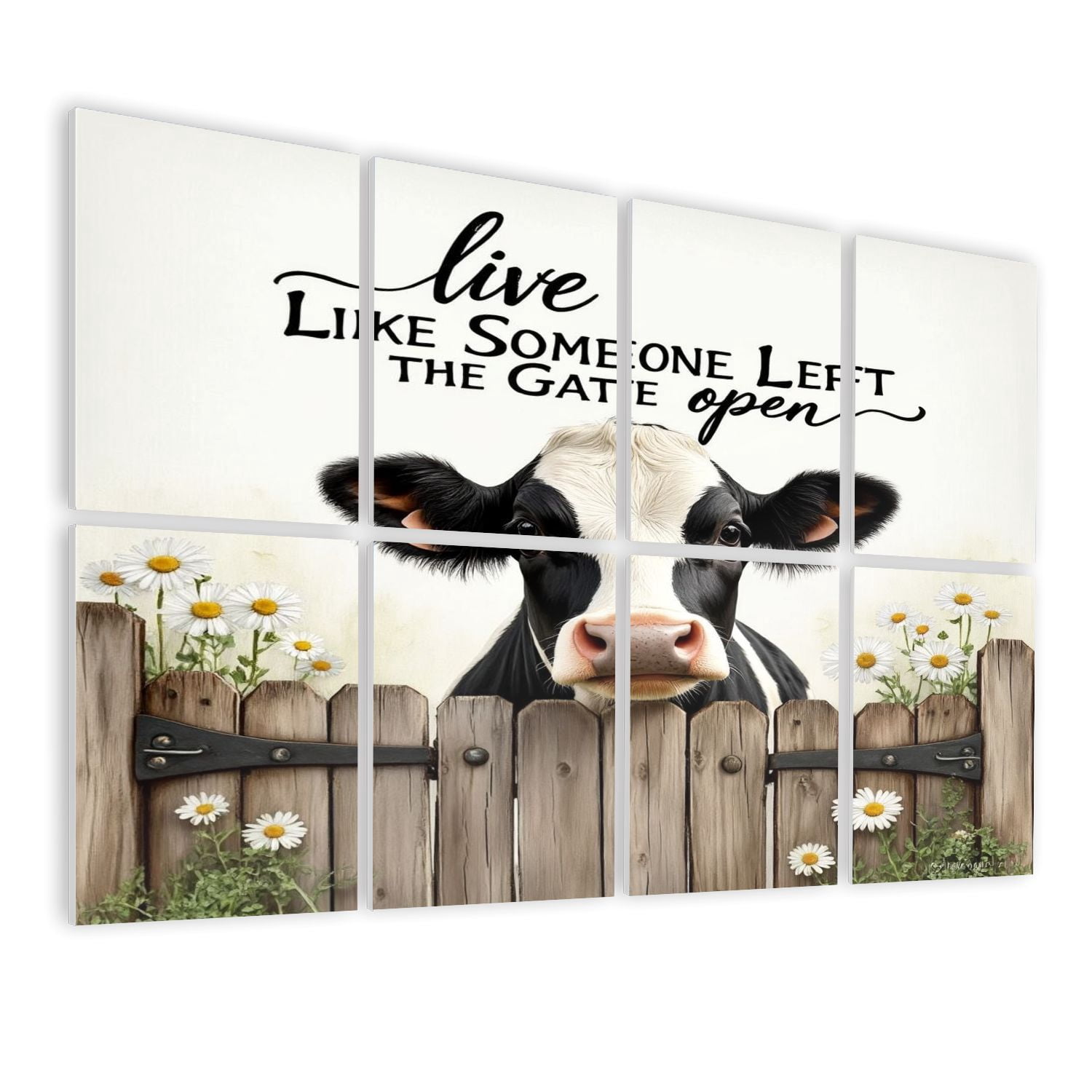 8 Pack Art Acoustic Panels Sound Absorbing Live Like Someone Left Gate ...
