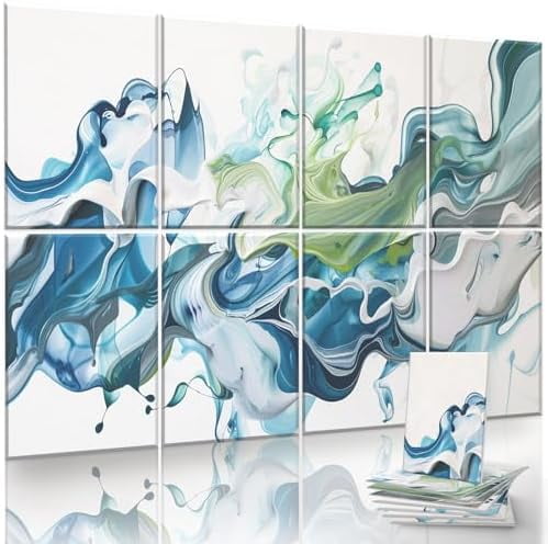 8-Pack Art Acoustic Panels Sound Absorbing Panels, 48x32 Inch ...