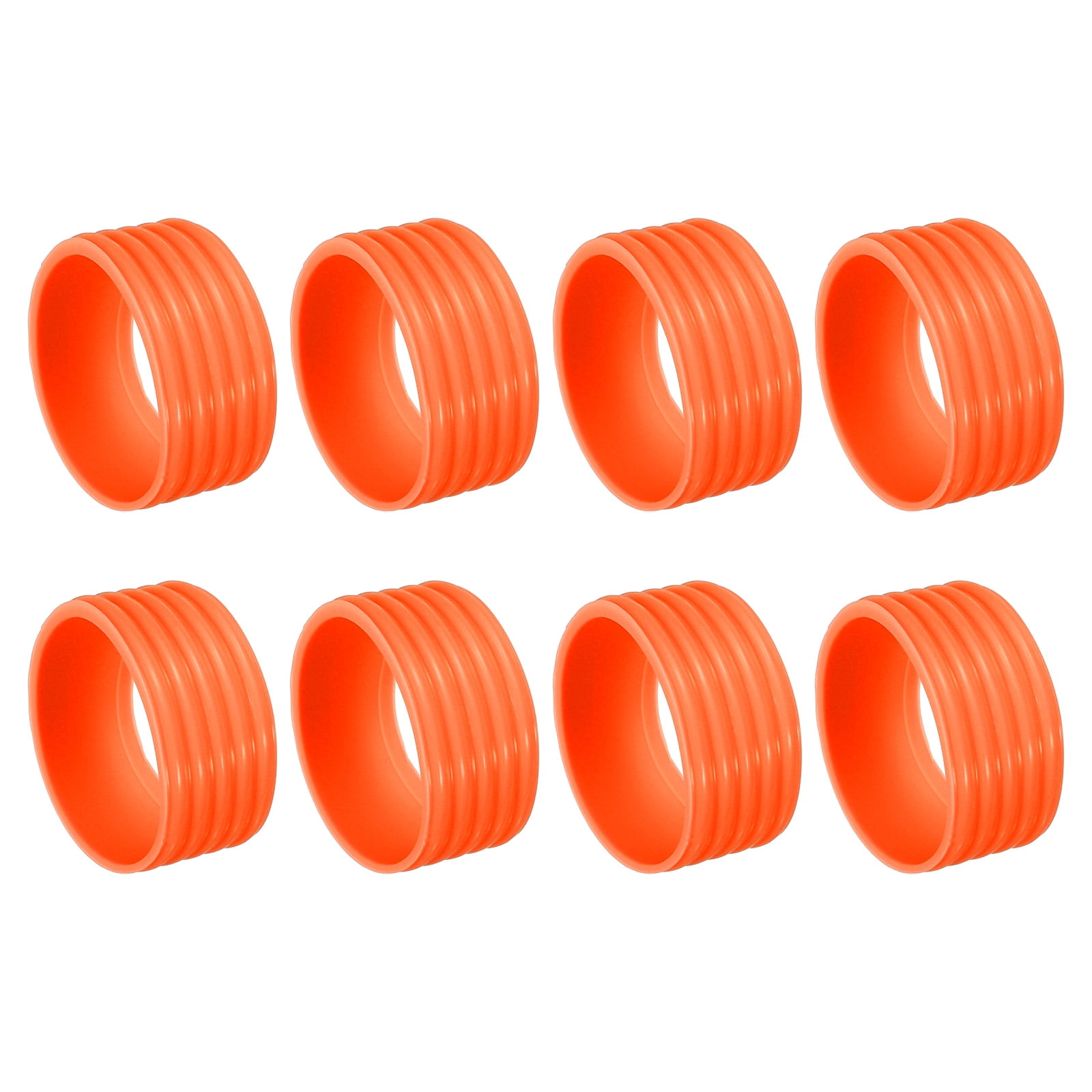 8 Pack Badminton Racket Racquet Handle Grip Fix Ring Grip Band Rubber ...