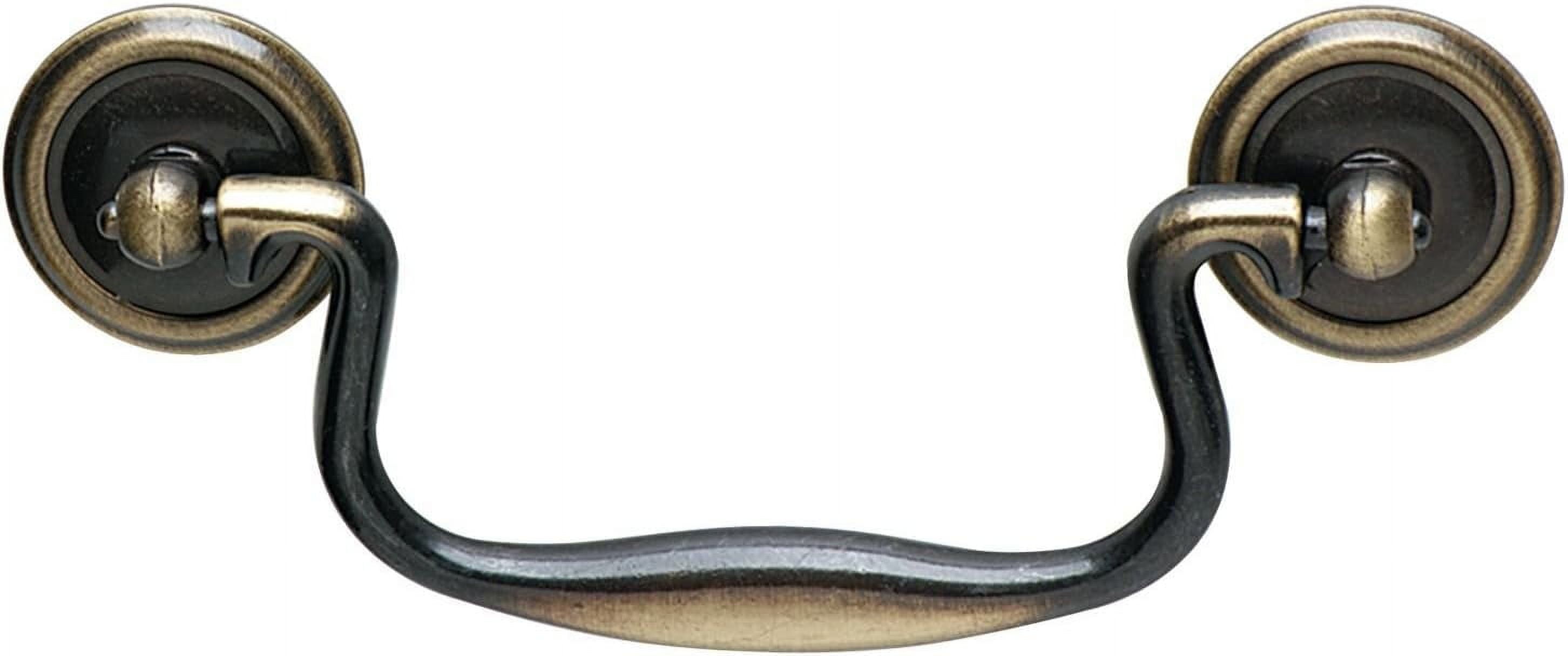 8 Pack Bail Handle Antique English 4" C-to-Center Drop Cabinet Drawer ...