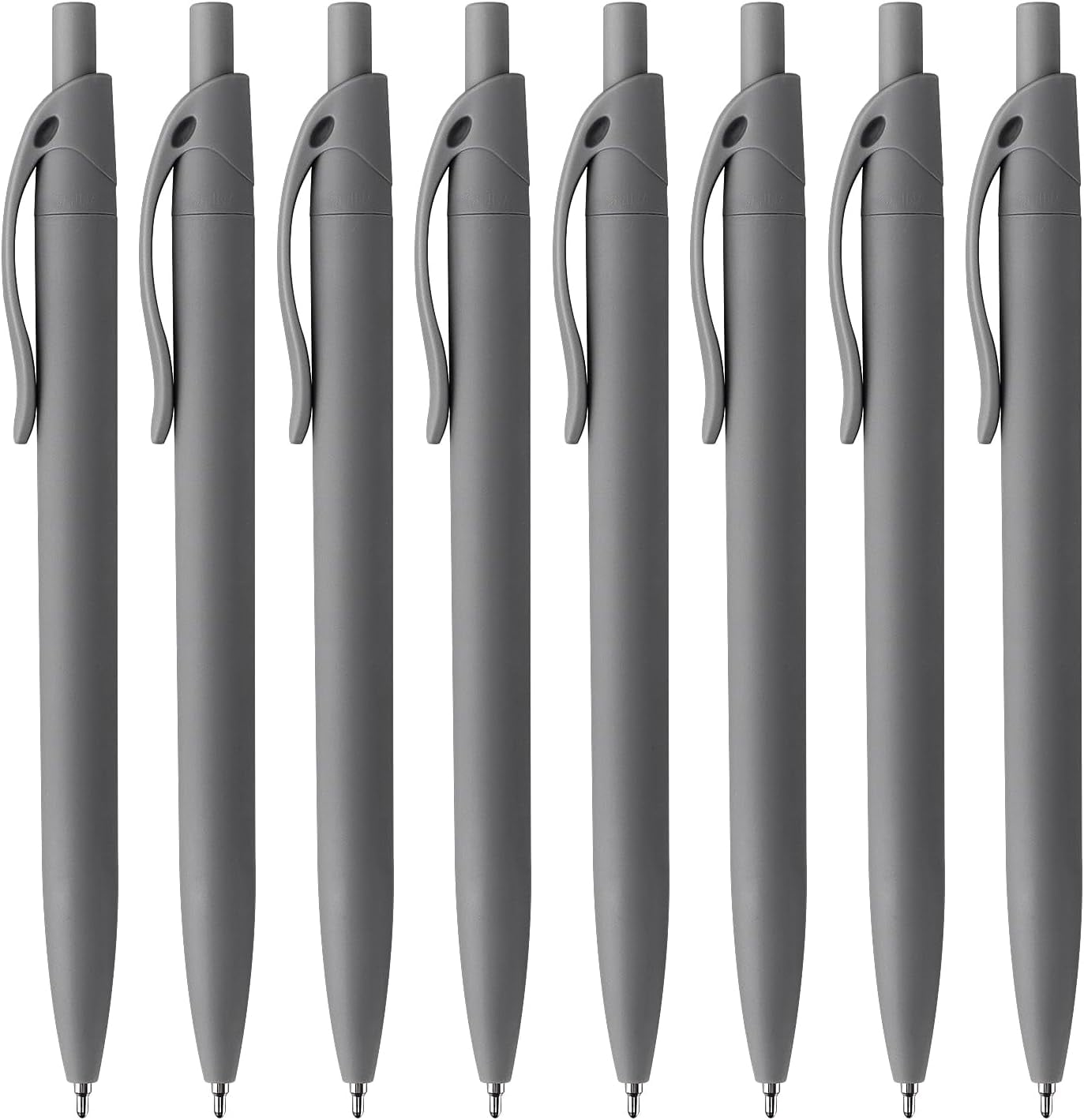 8 Pack Ballpoint Pens Retractable No Bleed Black Click Pens, Pens ...