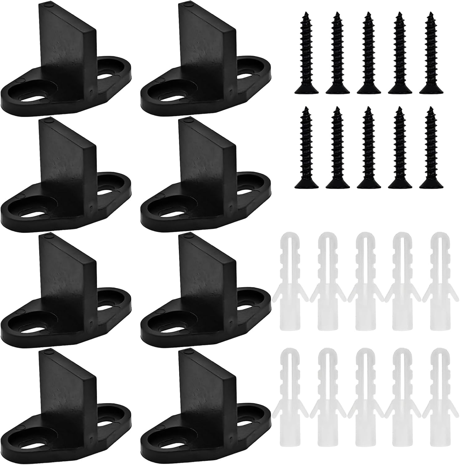 8 Pack Barn Door Floor Guides, T Shape Guides Floor Mounted Easy ...