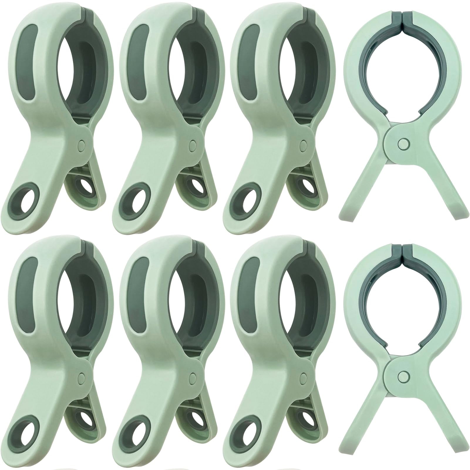 8 Pack Beach Towel Clips for Beach Chairs Cruise, Beach Chair Clips for ...