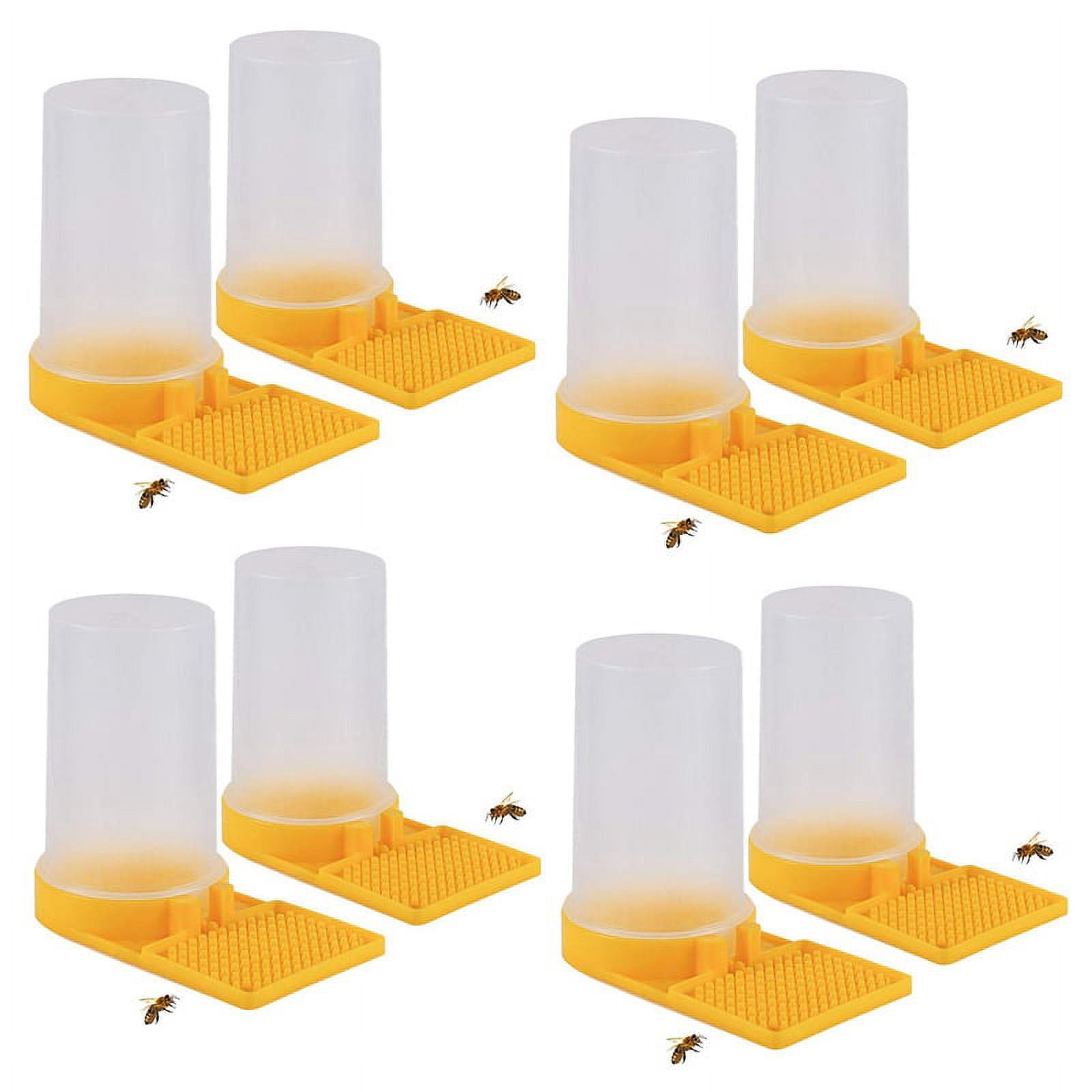 8 Pack Beehive Beekeeping Water Dispenser Honey Beehive Entrance Feeder ...