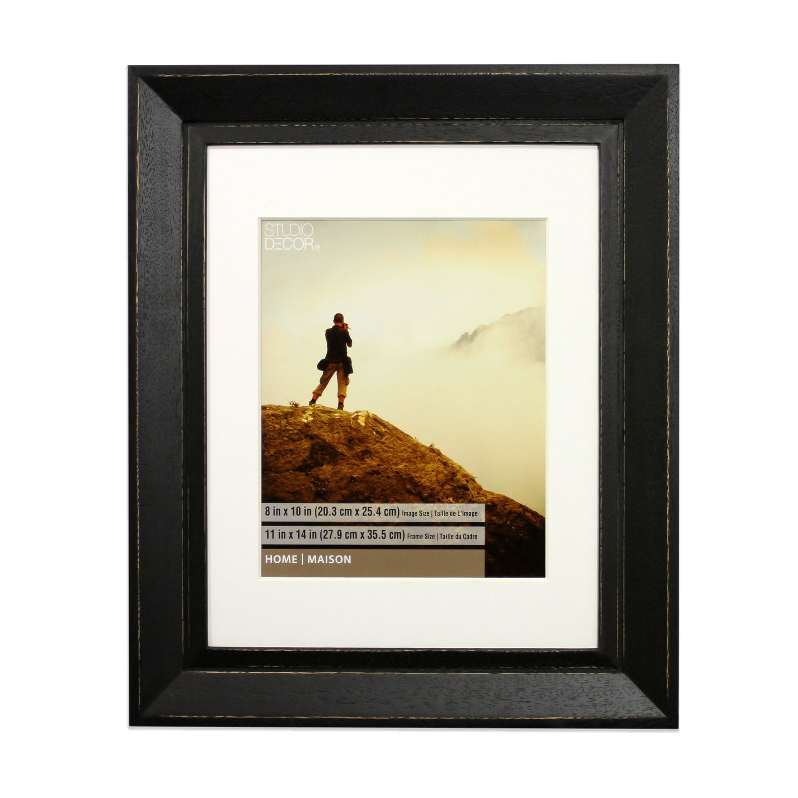 8 Pack: Black 8" x 10" Angled Frame - Home Collection By Studio Décor ...