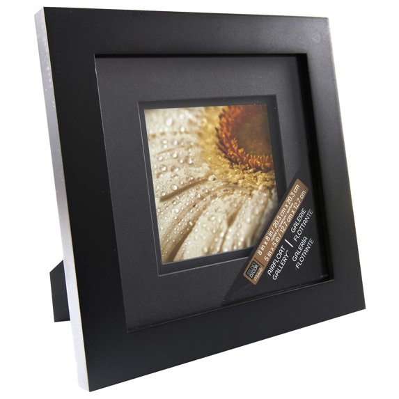 Studio Decor Black Frame with Black Double Mat, Gallery, 8 Pack ...