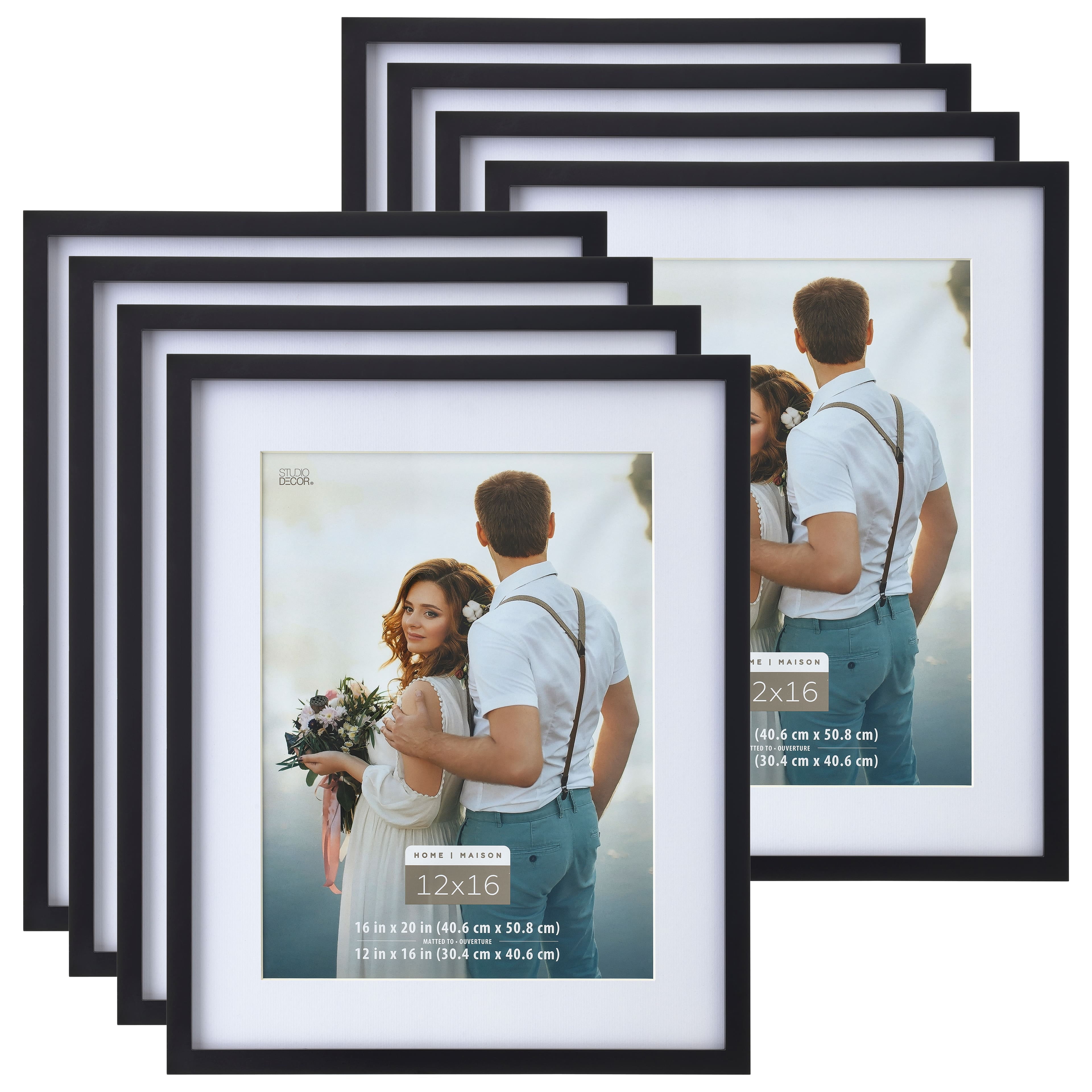 8 Pack: Black Tyler Frame - Home Collection by Studio Décor® - Walmart.com