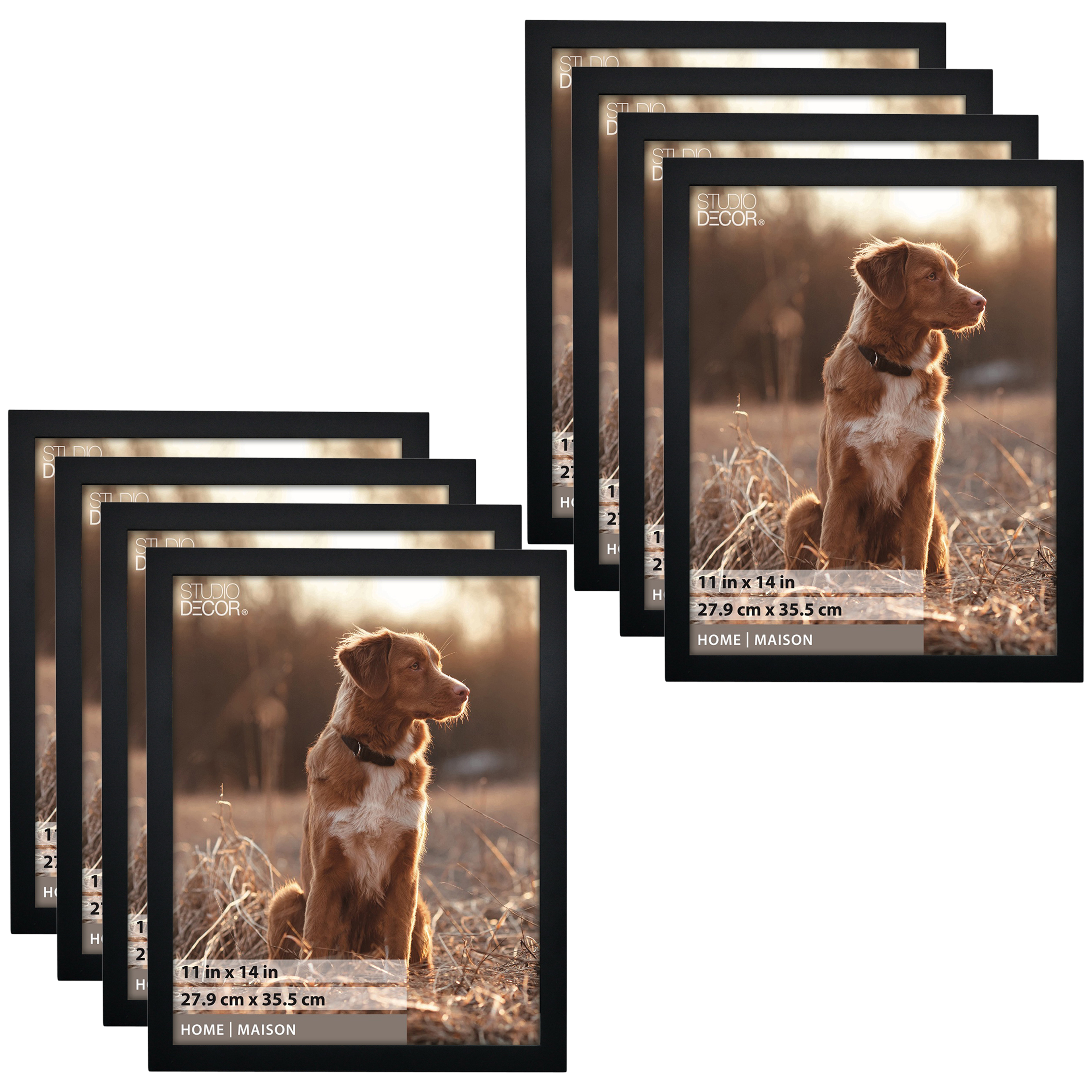 8 Pack: Black Tyler Frame - Home Collection by Studio Décor® - Walmart.com