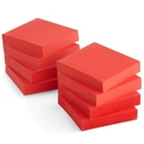 8 Pack Bright Red Sticky Notes 3x3 Inch Self-Stick Note Pads for Home ...