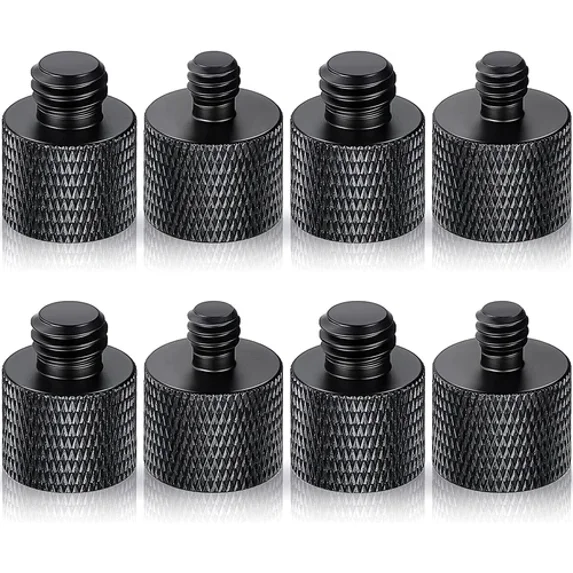 8 Pack Camera Screw Adapter 1/4 Male To 3/8 Female And 3/8 Male To 1/4 ...