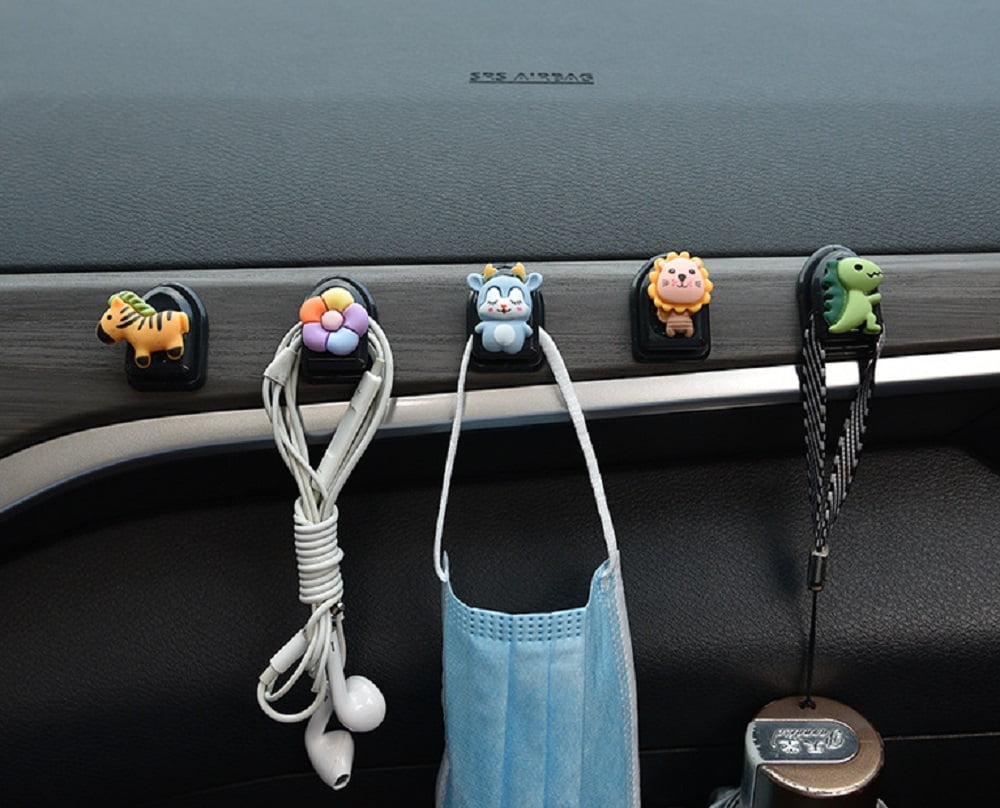 8 Pack Car Dashboard Hook Organizer, Storage Hangers for Keys, Masks ...