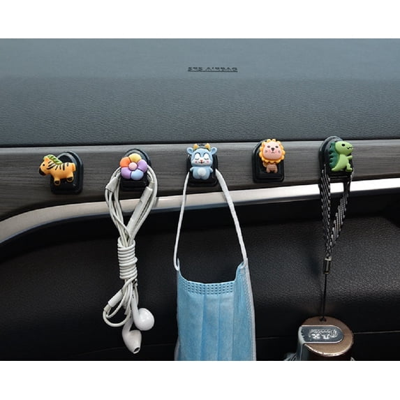 8 Pack Car Dashboard Hook Organizer, Storage Hangers for Keys, Masks ...