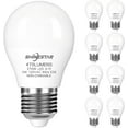 Shinestar 8-Pack Ceiling Fan Light Bulbs, A15 LED, E26 Base, 40W ...
