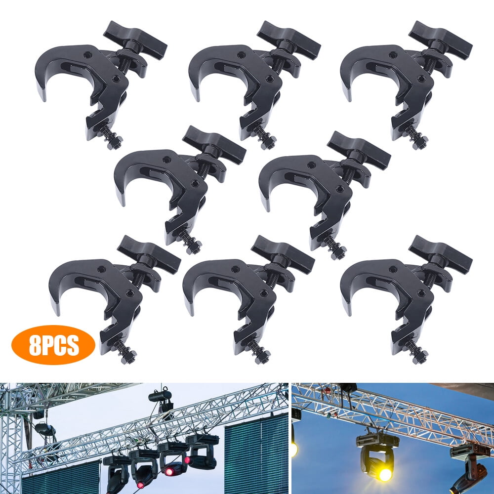 8 Pack Clamps Stage Light Hook, 330lbs Heavy Duty Stage Lighting Clamps ...