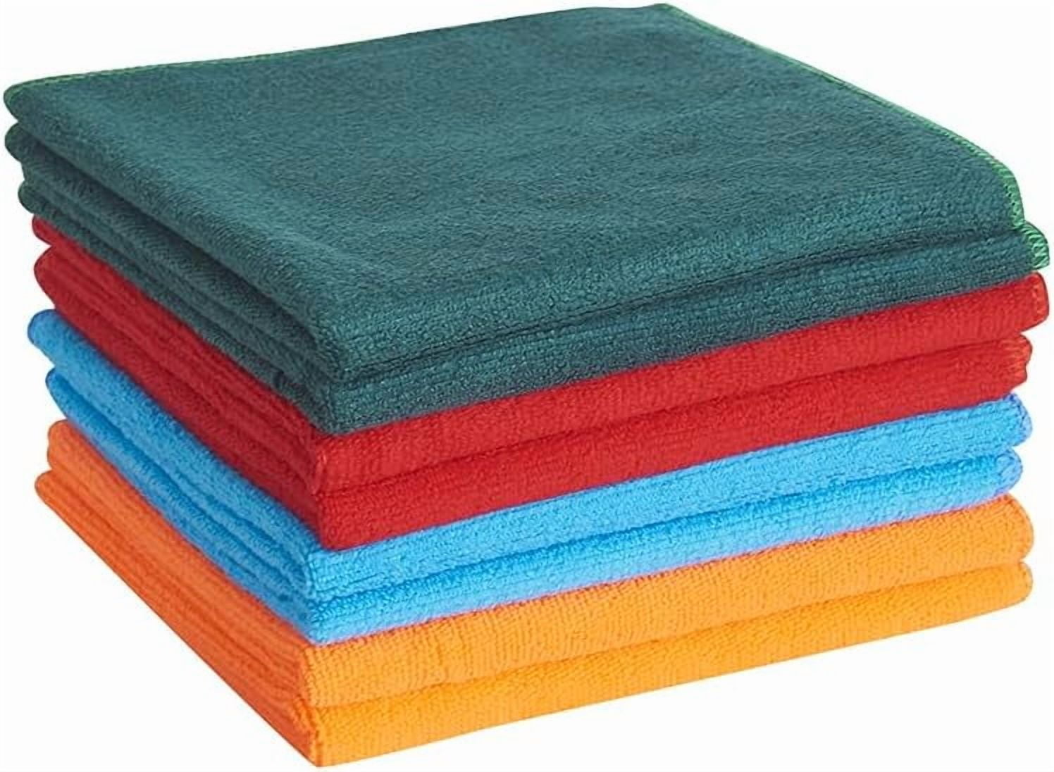 8 Pack Cleaning Cloths, Microfiber Cloth, Nanoscale Cleaning Cloth Lint ...