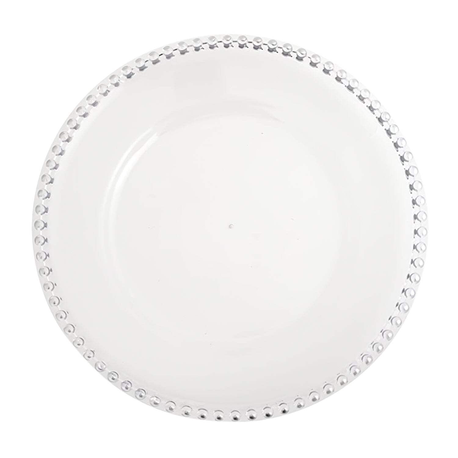 8 Pack | Clear Glass Charger Plates - Walmart.com