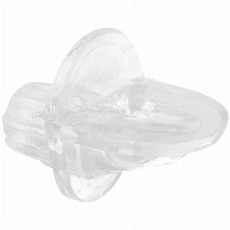 8 Pack Clear mini style plastic shelf support peg. 1/4" diameter peg ...