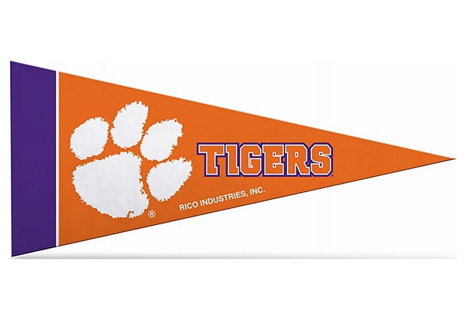 8 Pack Clemson Mini Pennants, 4" x 9" Licensed By Rico - Walmart.com