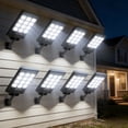 8 Pack Commercial Solar Flood Street Light, Dusk To Dawn Motion Sensor ...