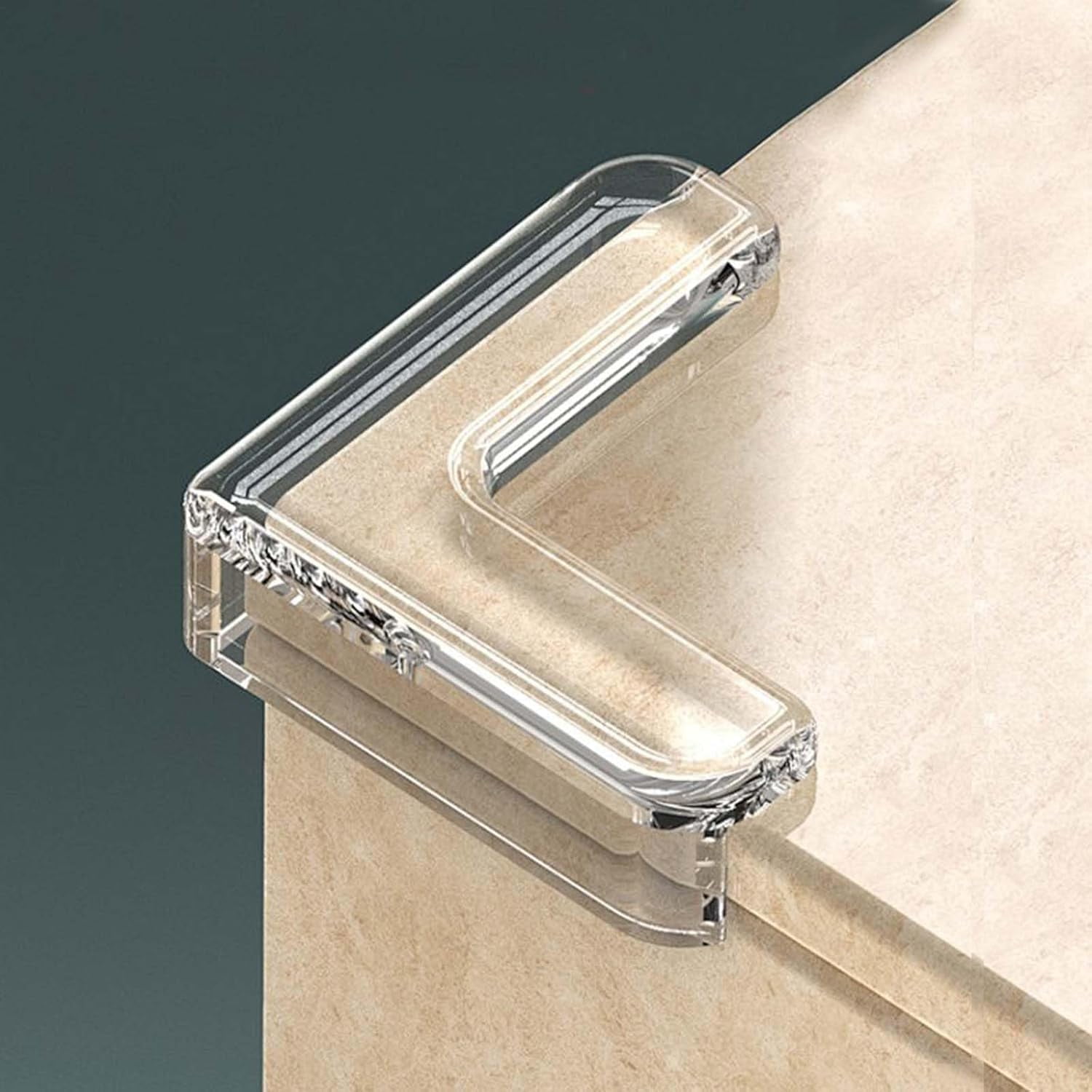 8 Pack Corner Protector (L Shape) Clear Furniture Corner Guard & Edge Safety Bumpers for Table ...