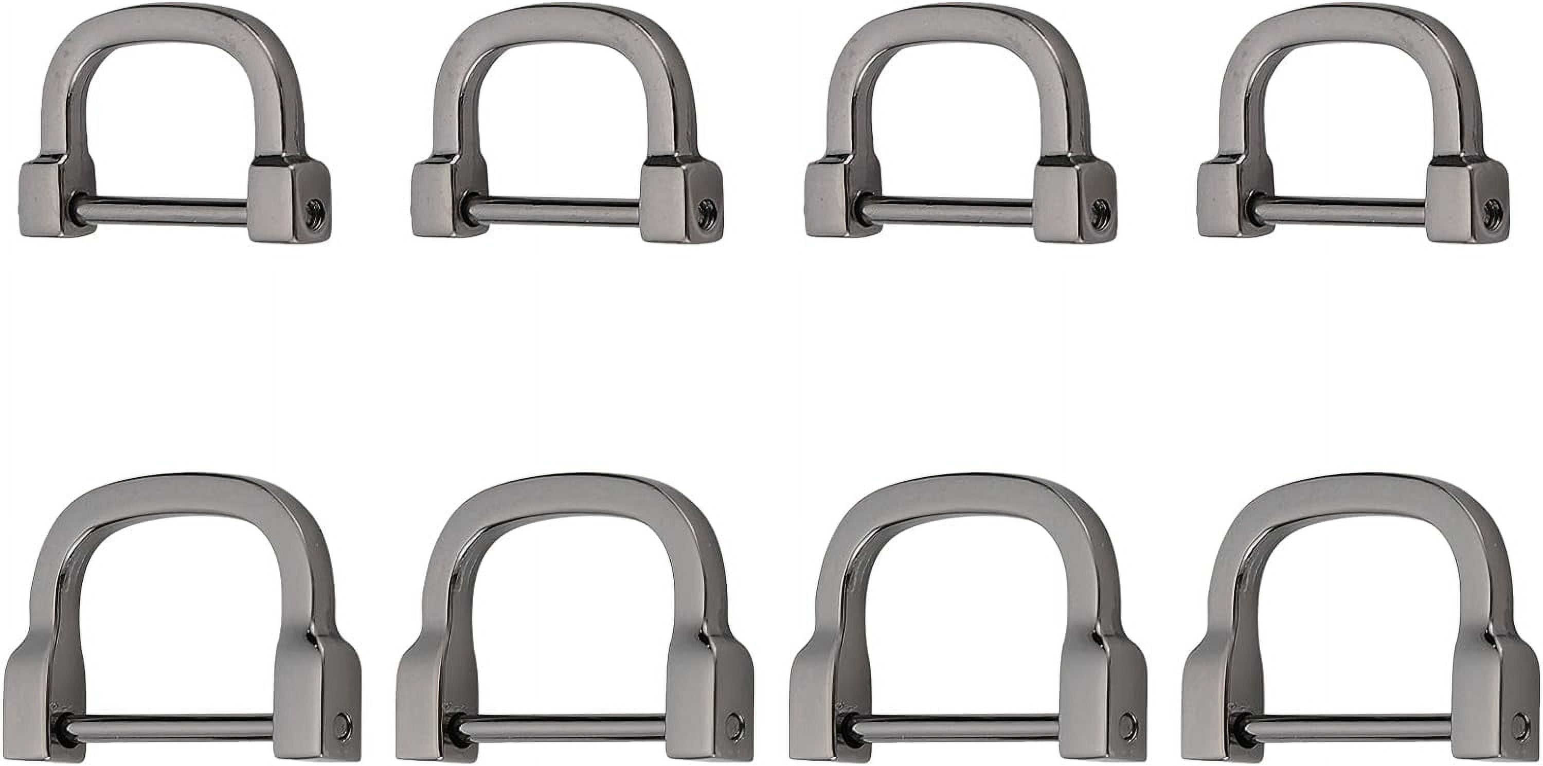 8 Pack D-Rings Screw in Shackle 1box - Walmart.com