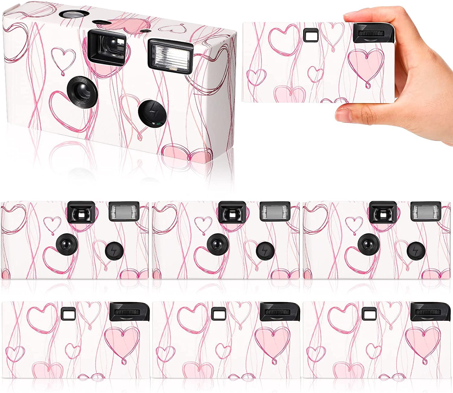 8 Pack Disposable Camera Bulk for Wedding 35mm Film Single Use Camera ...