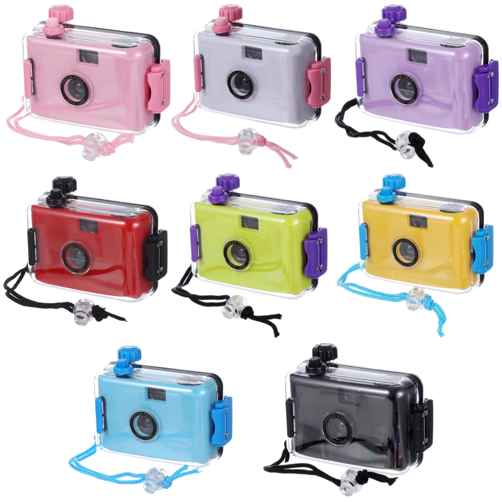 8 Pack Disposable Camera Set, Mini Single Use Camera for Weddings ...