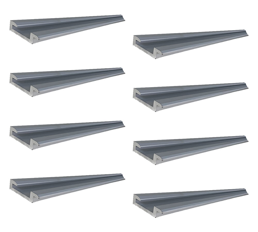 (8 Pack) Double L Sliding Winch Track - 6ft Aluminum - LL Track for ...