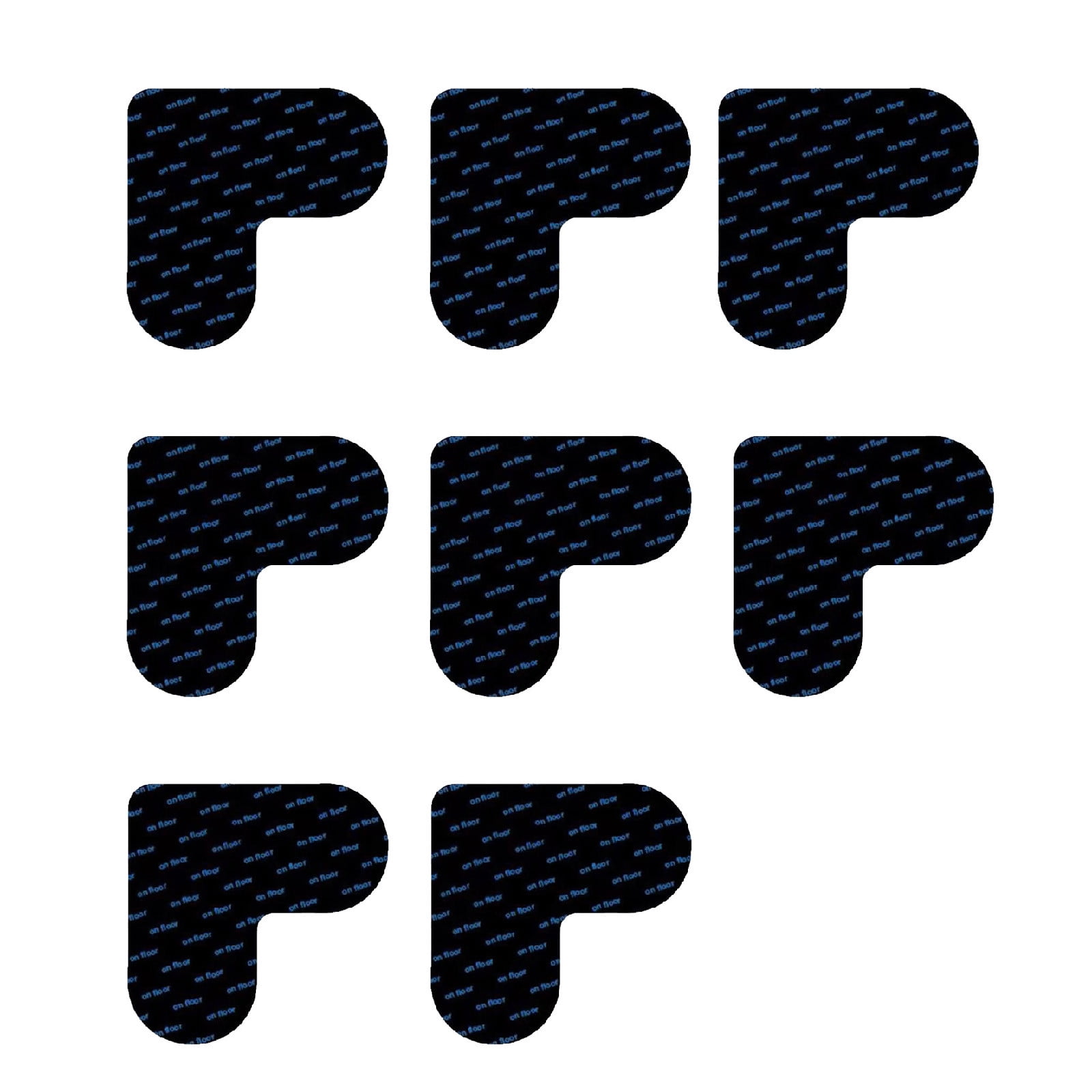 8-Pack Double Sided Non-Slip Rug Pad Gripper Tape for Hardwood Floors ...