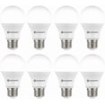 (8-Pack) EcoSmart LED Dimmable 100-Watt Daylight Light Bulb, A19, 1680 ...