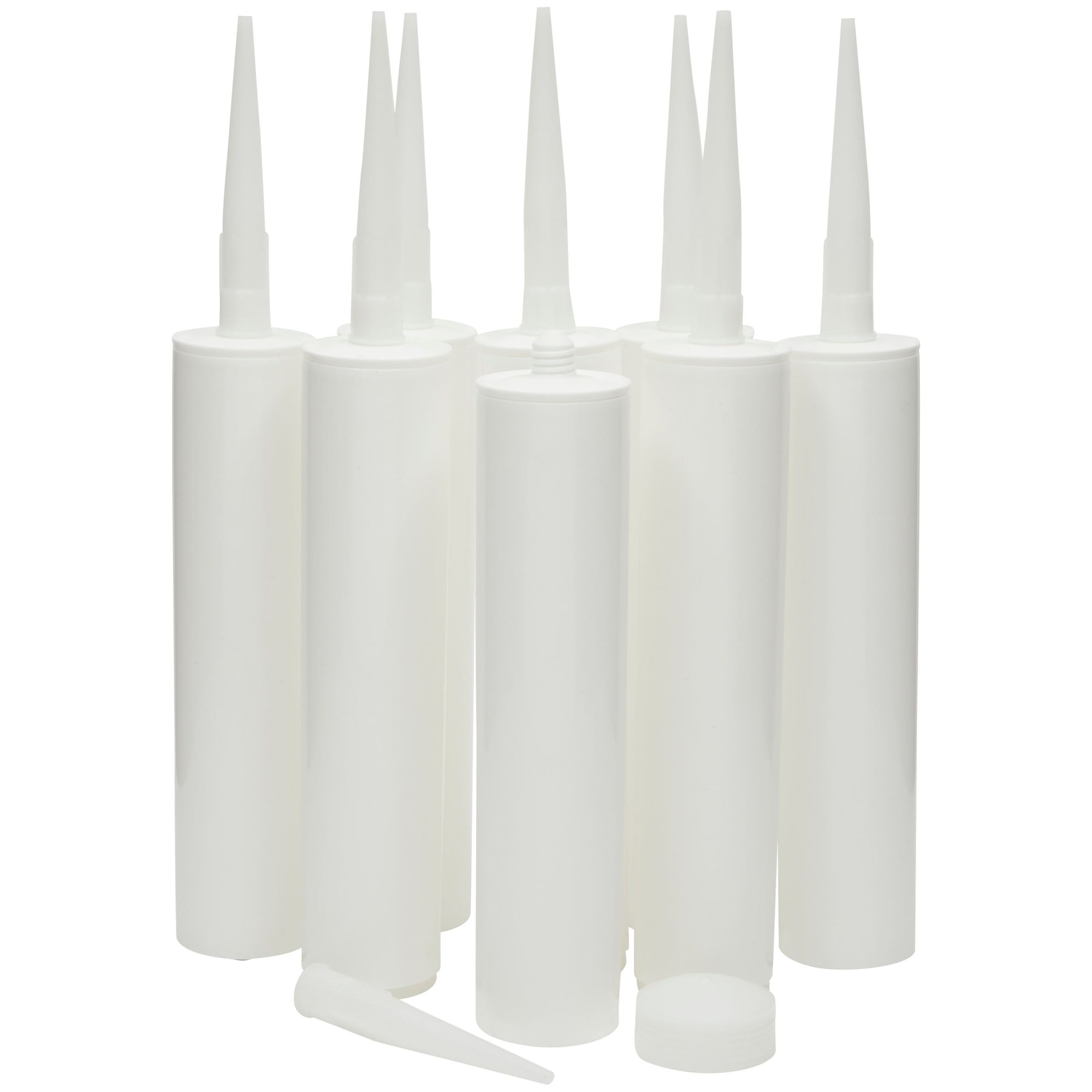 8 Pack Reusable Empty Caulking Tubes - 11-Ounce Sealant Applicator for ...