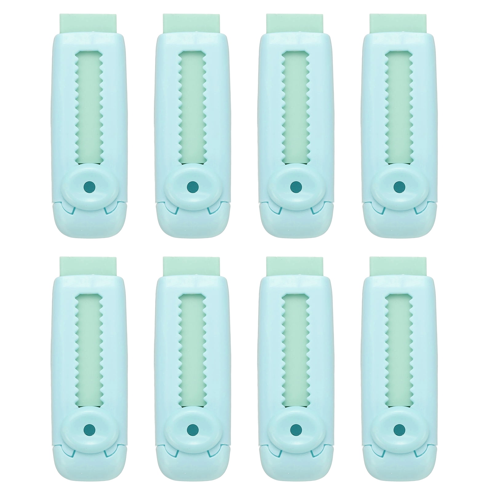 8 Pack Erasers, Sliding Retractable Eraser Push Pull Cute Pencil ...
