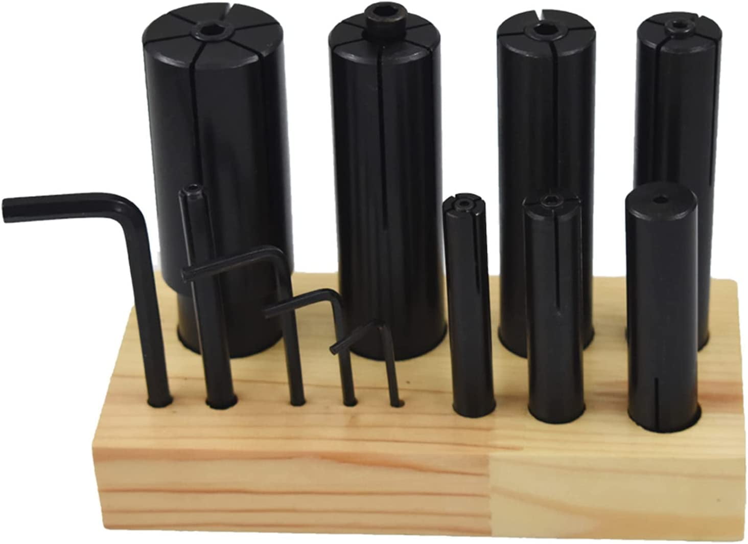 8-Pack Expanding Arbors Set Mandrels, High Precision Lathe Milling ...
