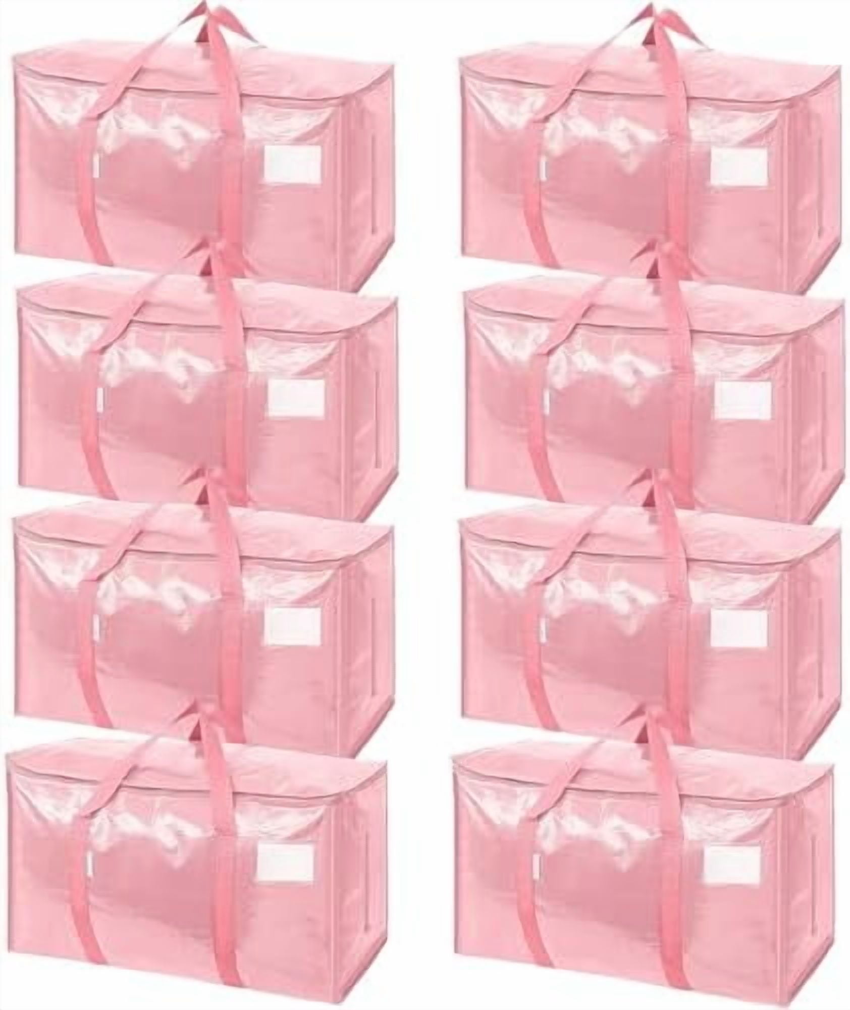 8 Pack Extra Large Moving Bags Heavy Duty with Zippers & Carrying ...