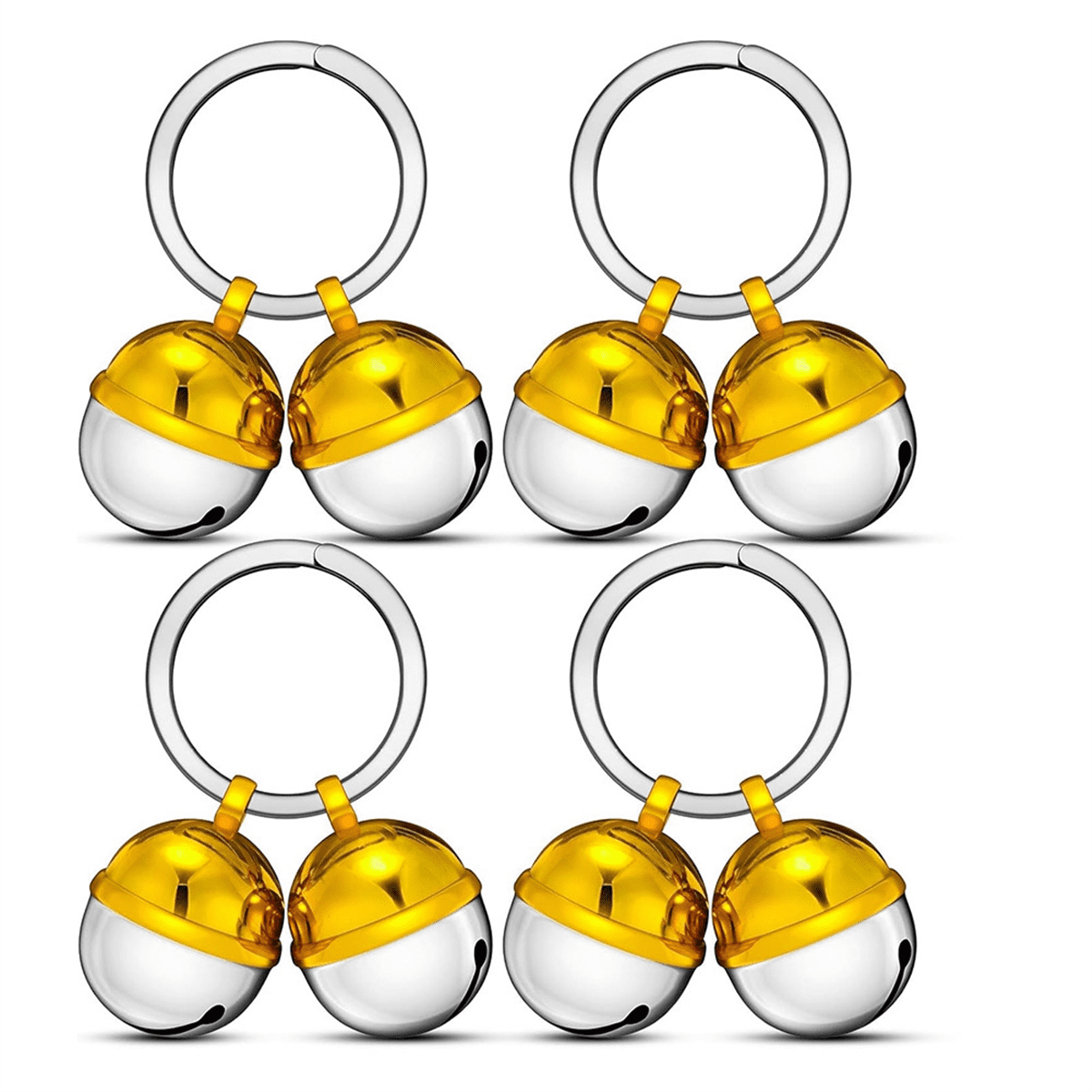 8 Pack Extra Loud Cat & Dog Bells, Brass Collar Bell Pet Tracker ...